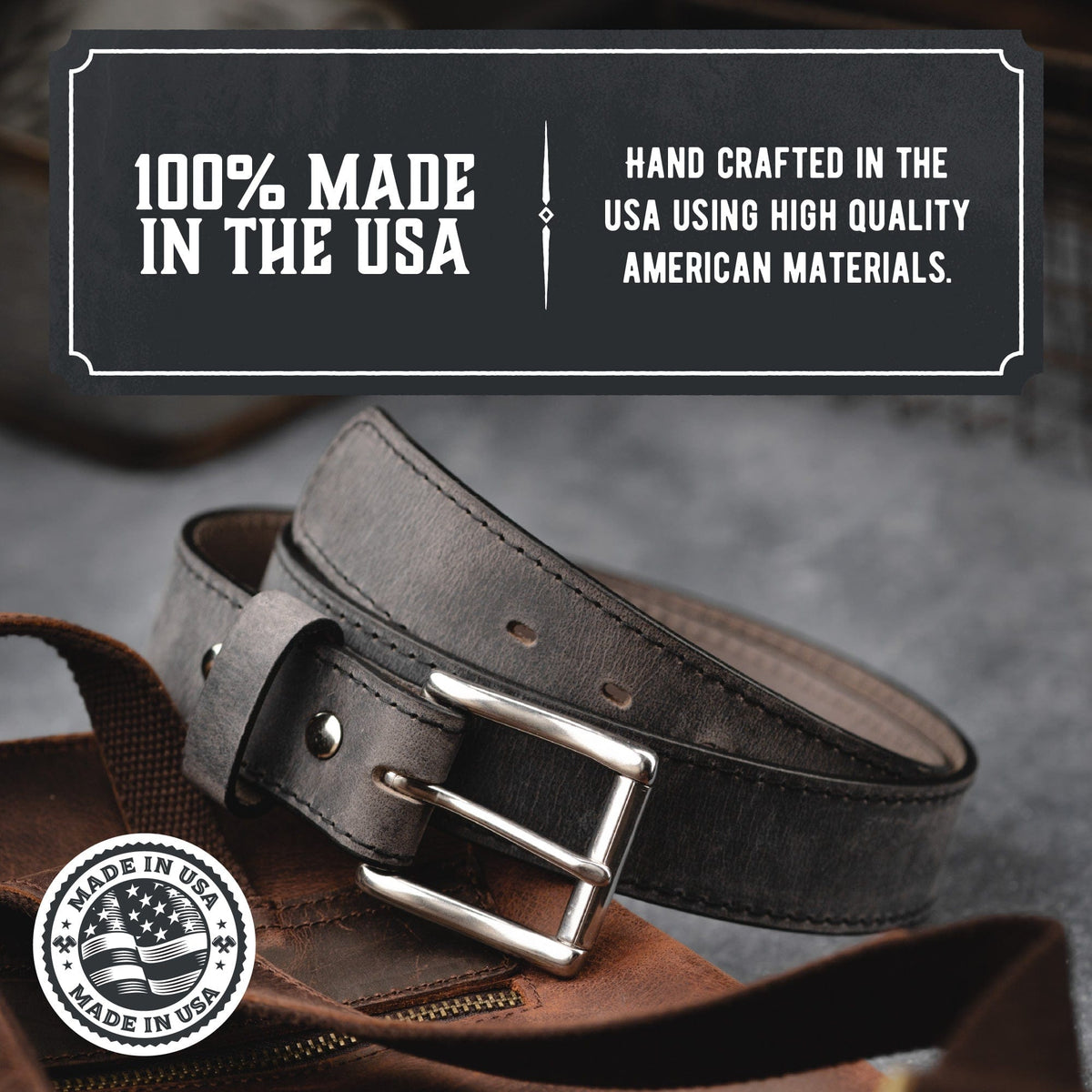 The Baron Leather Belt – Oxford Steels